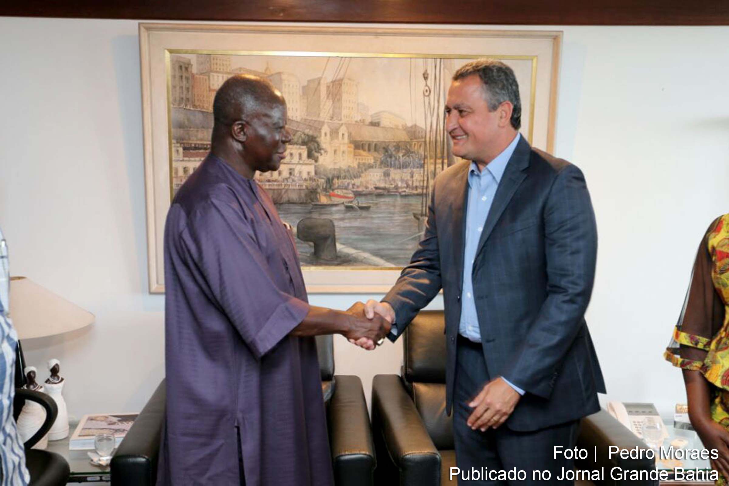 Governador Rui Costa recebe a visita do rei da nação Ashanti, de Gana ...