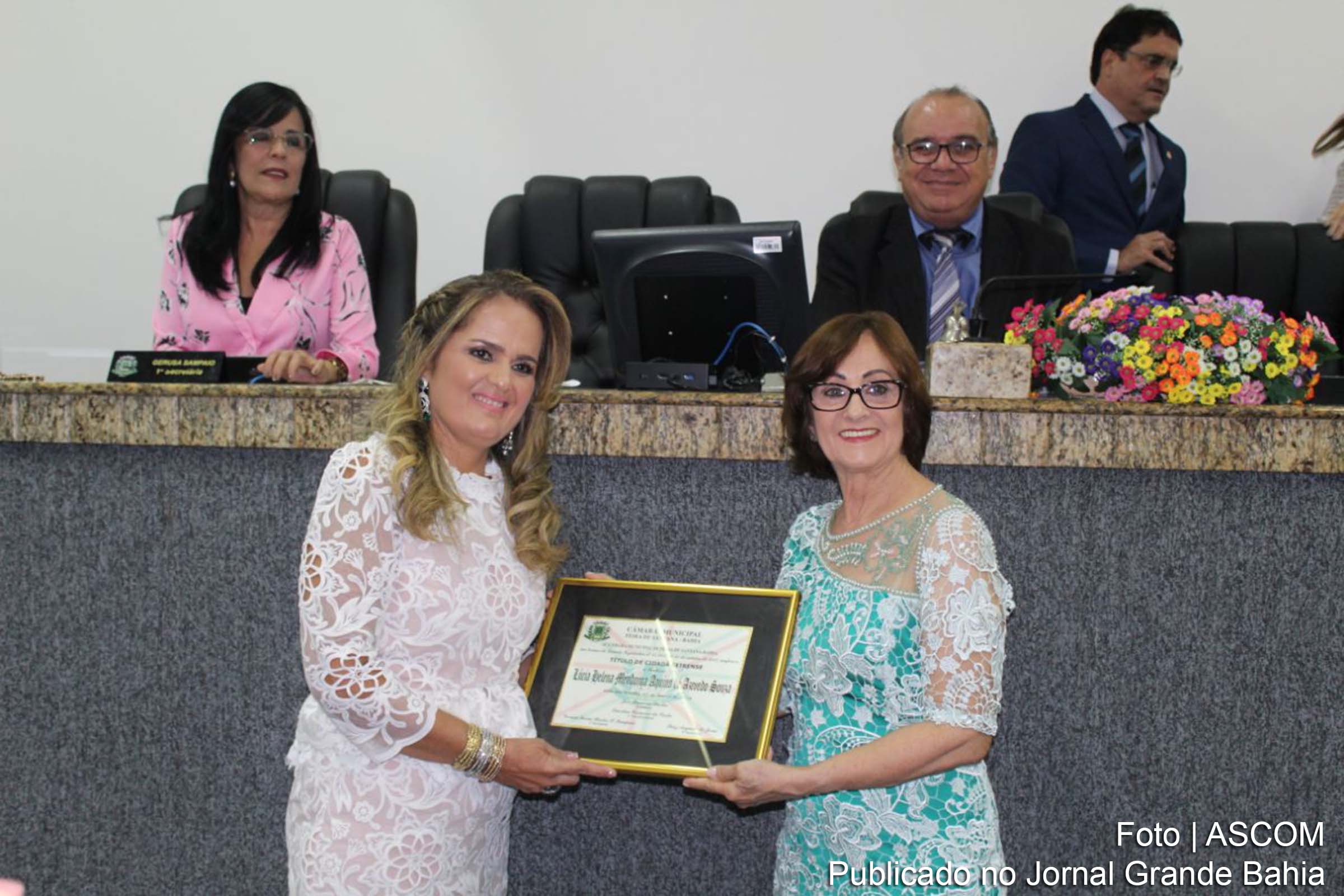 Lúcia Helena Mendonça Aquino recebe Título de Cidadania na Câmara ...