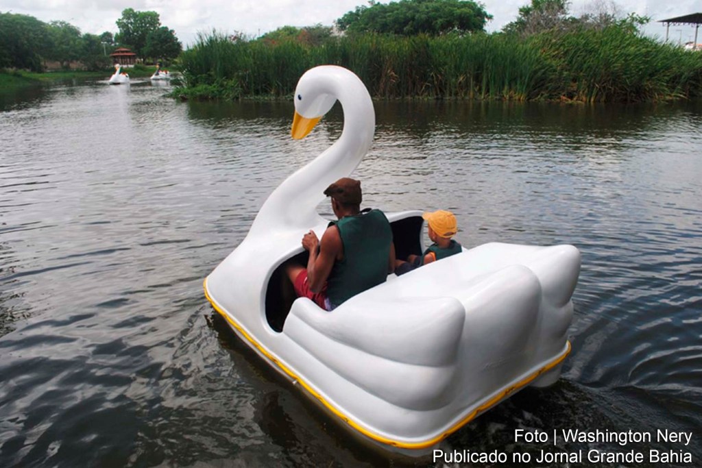 Passeio de pedalinho é novo atrativo do Parque da Lagoa de Feira de ...
