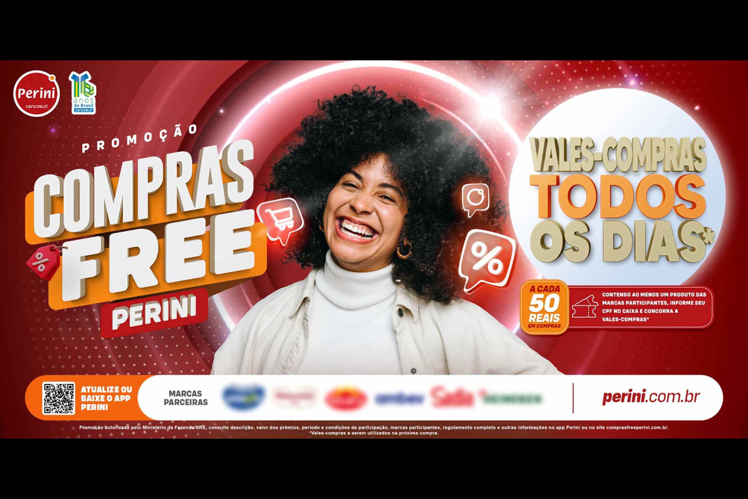 Cencosud Brasil celebra 16 anos com campanha "Compras Free" e sorteio ...