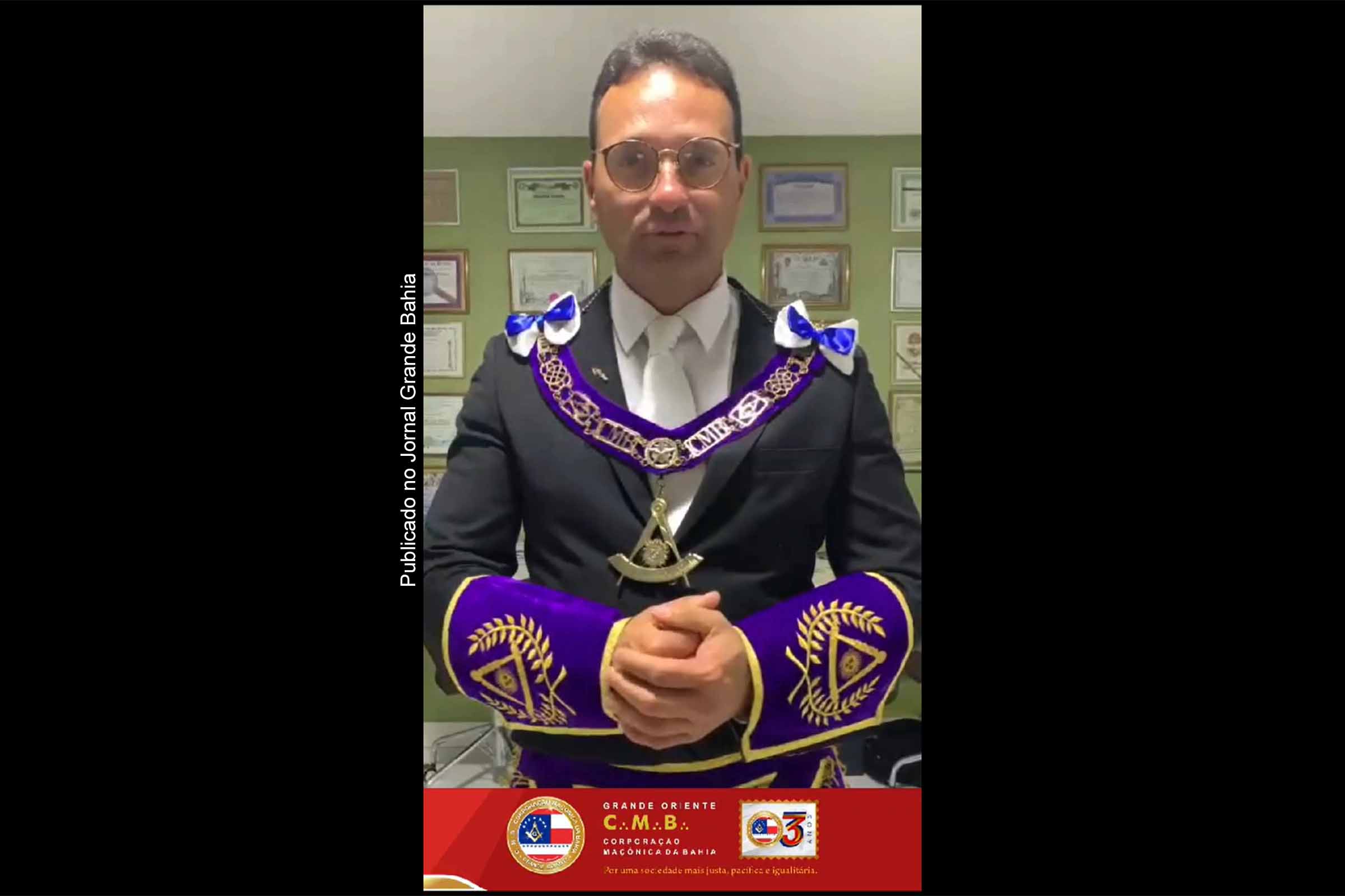 Grão-mestre Alexandre Monteiro transmite votos de feliz Natal à família ...