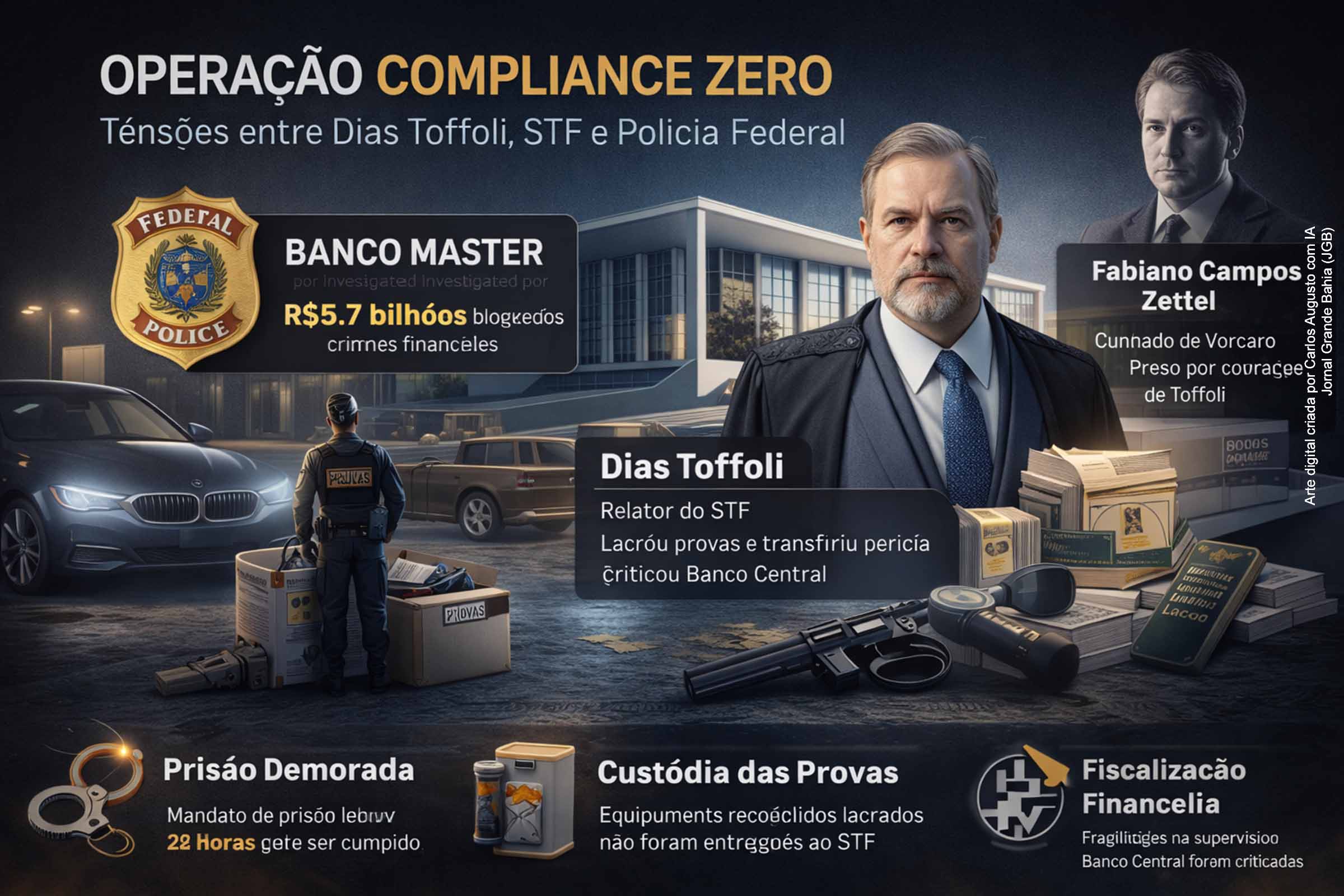 STF, Banco Master e Compliance Zero: embate entre ministro Dias Toffoli ...