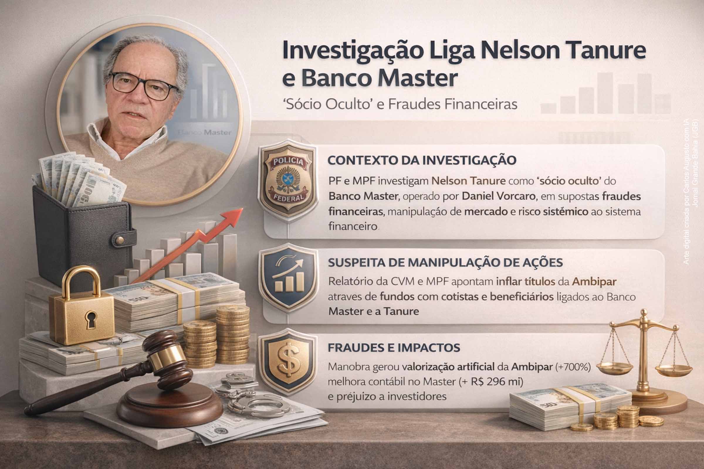 Investigação da PF aponta Nelson Tanure como ‘sócio oculto’ do Banco ...